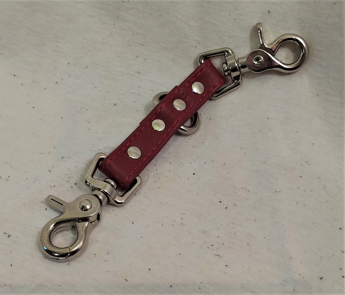 Double Clip and D-Ring Bondage Cuff Link – RACK Leather Goods