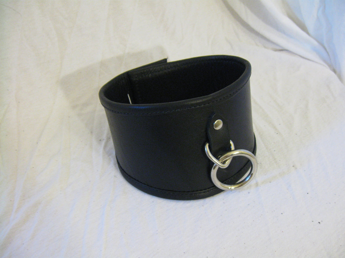 3" Leather Backed, Flat Top Locking Posture Collar – RACK Leather Goods